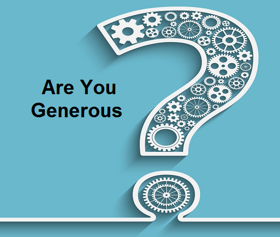 An article to become more generous. | World Changers